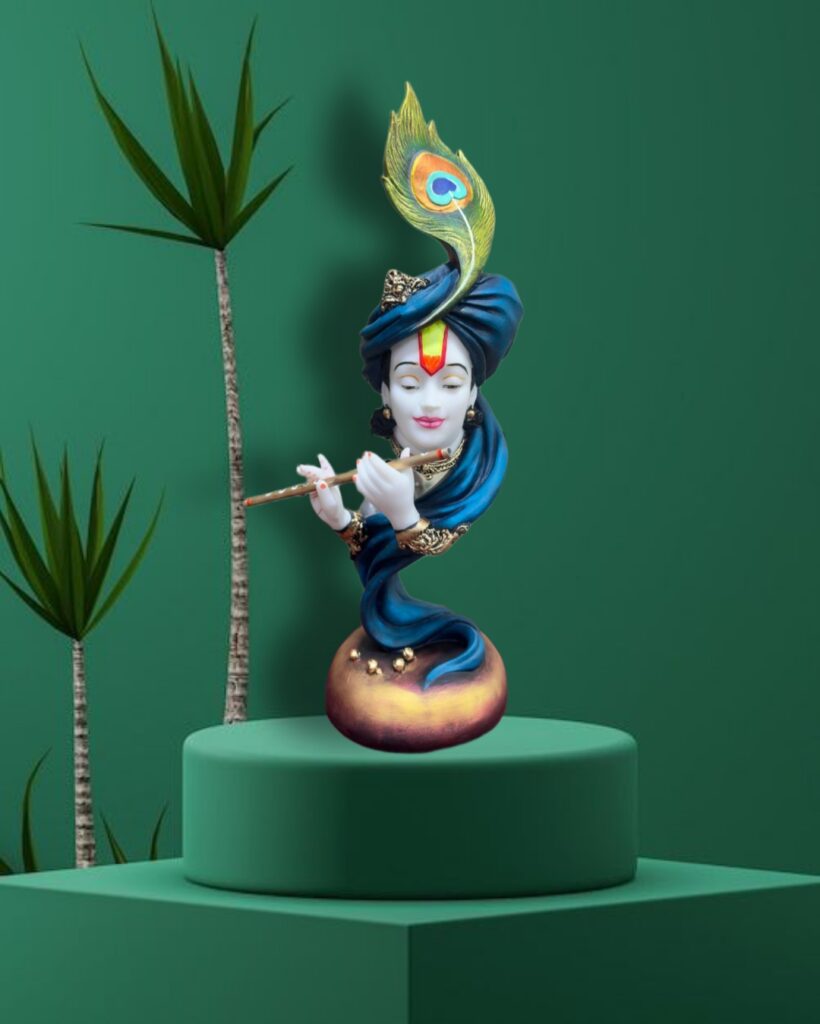 Shree Krishna Sculpture, Murti for home decor - Murti Artistry