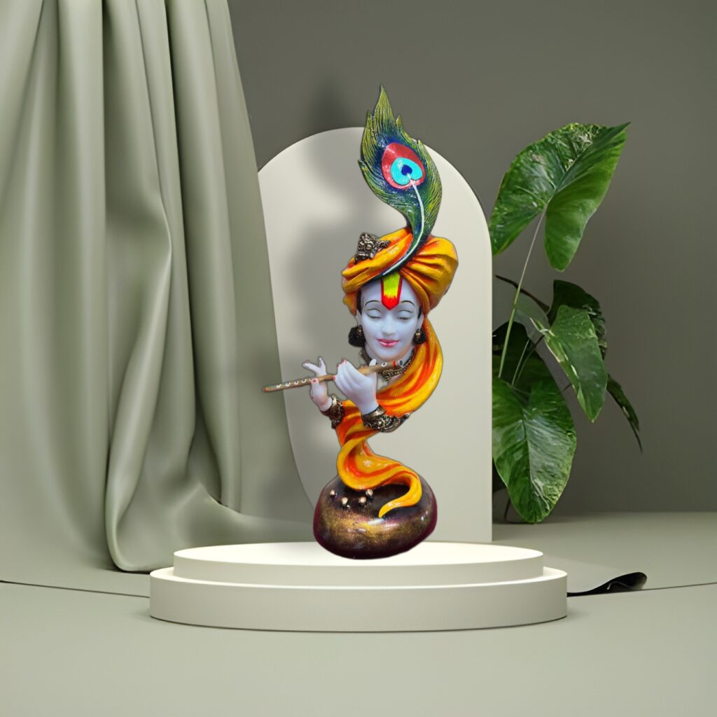 Shree Krishna Sculpture, Murti for home decor - Murti Artistry